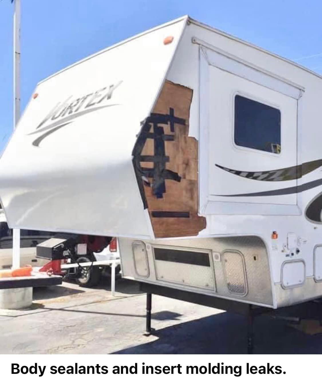 Exterior Bondo Repair & RV Roof Sealant Service
