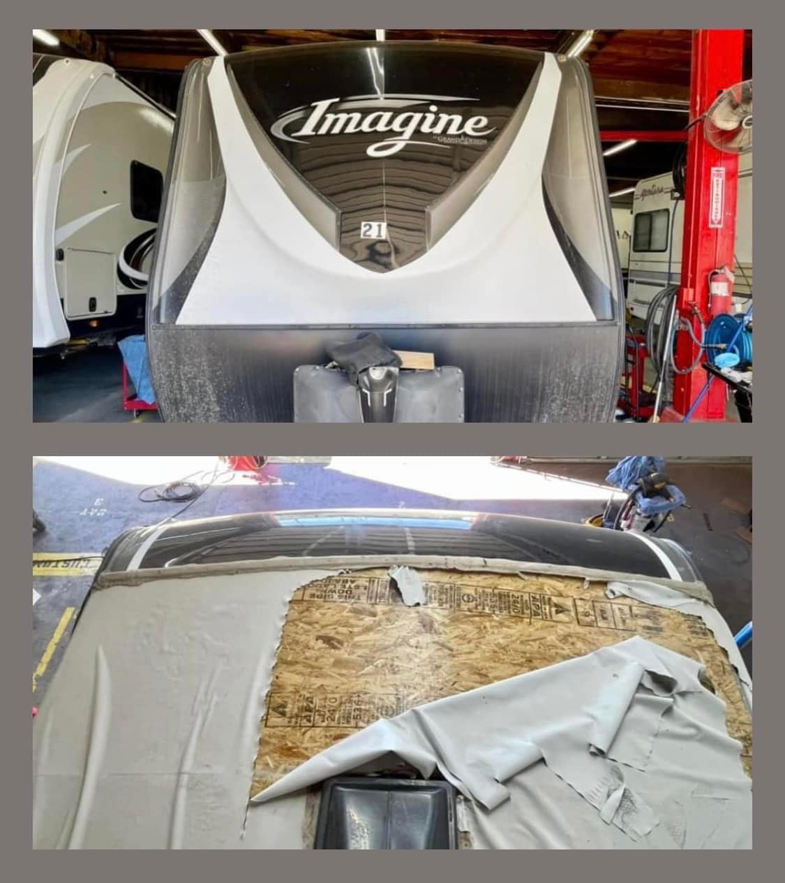 RV Roofs Are Coming Loose During Travel! How to Prevent Roof Damage ...