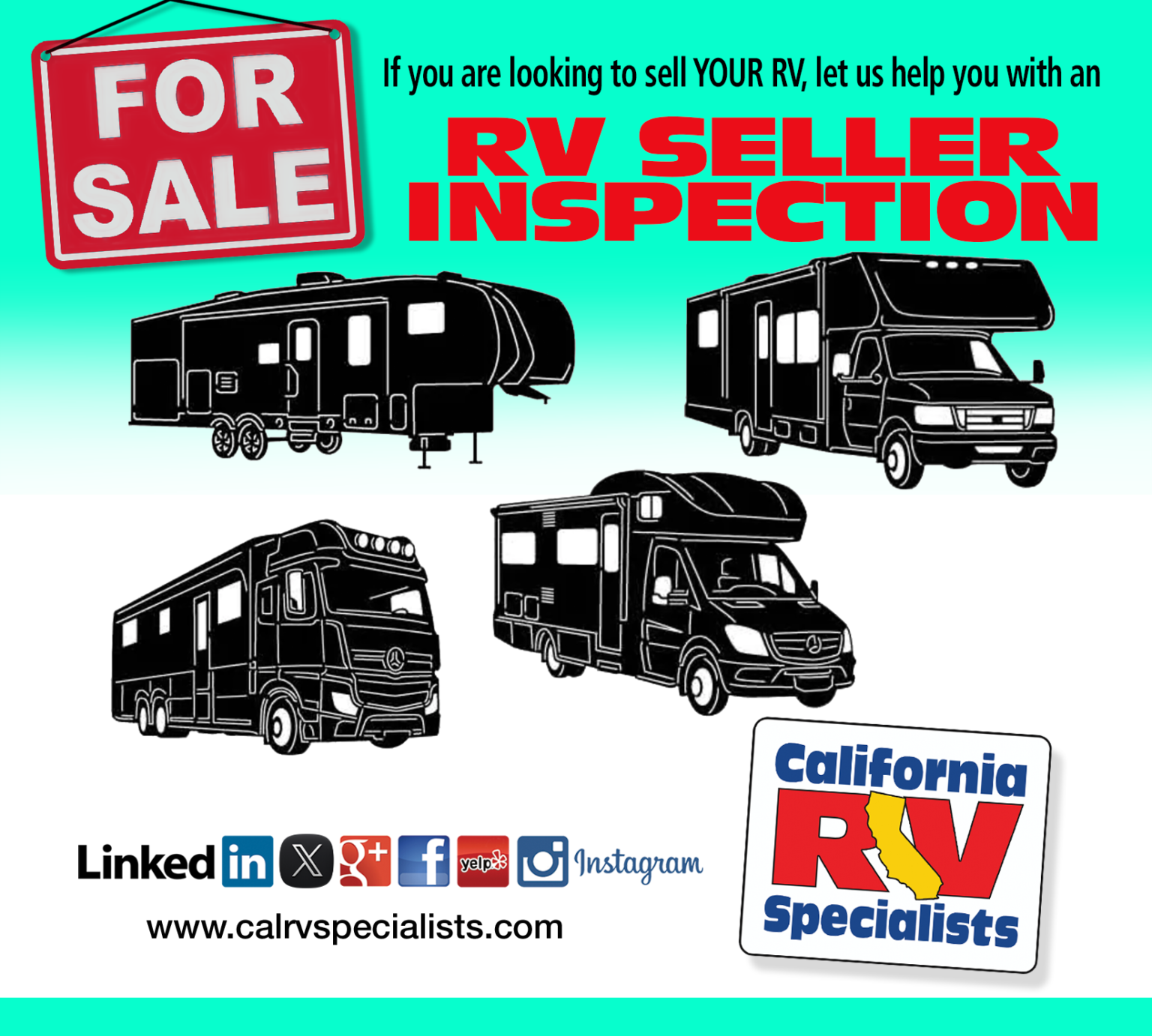 RV Seller Inspection Services – California RV Specialists