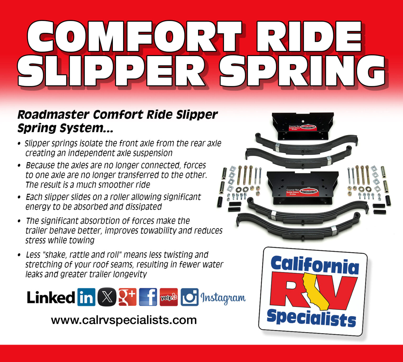 Enhance Your Towing Experience with Roadmaster Comfort Ride Suspension